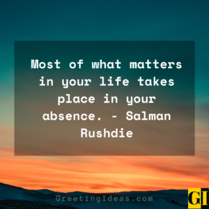 60 I Feel Your Absence Quotes And Sayings In Love