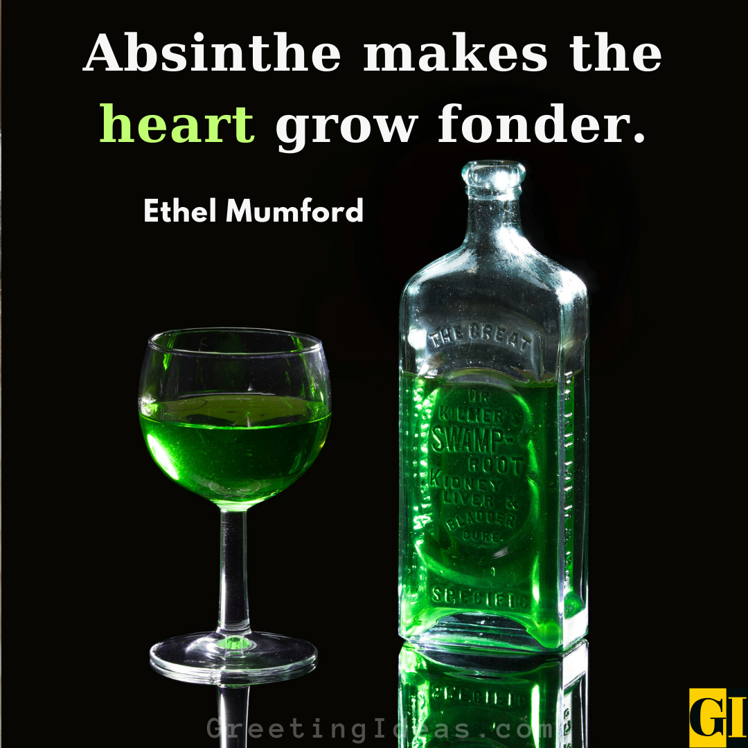 25 Best Green Fairy Absinthe Quotes From Poets