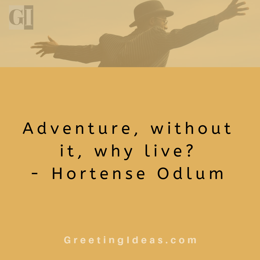 Adventurous Personality Quotes
