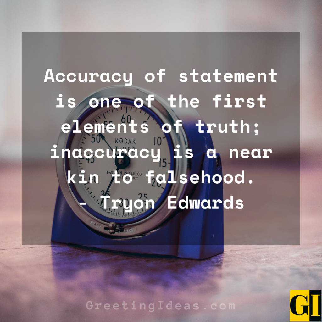 60 Inspiring Accuracy Quotes And Sayings