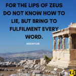 40 Best Zeus Quotes Sayings On Greek Mythology
