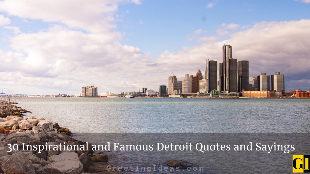 Detroit Inspirational Quotes