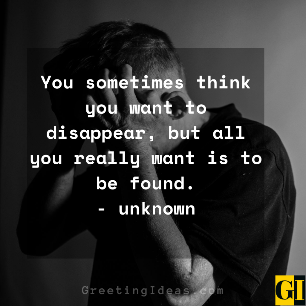 150 Feeling Depressed Quotes and Sayings about Love and Life