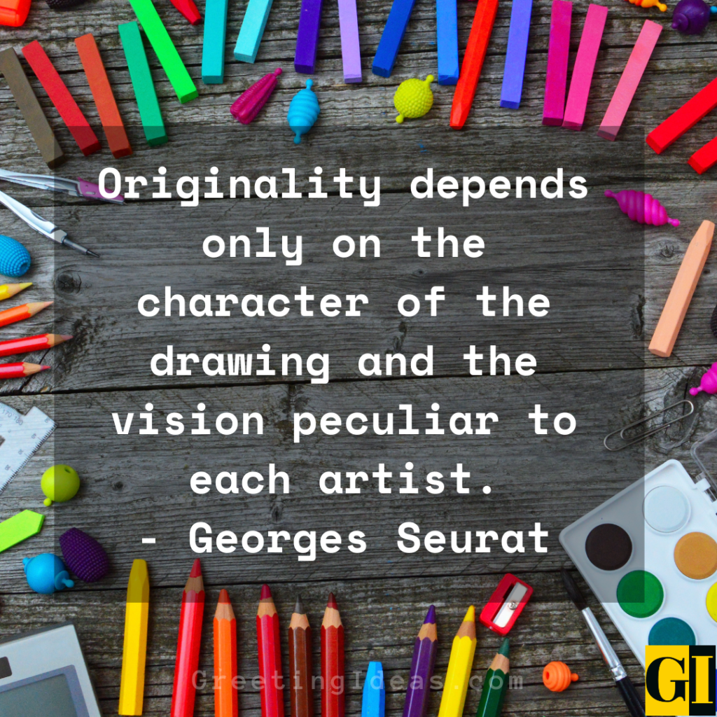 45 Inspirational Drawing Quotes Sayings from Famous Artists