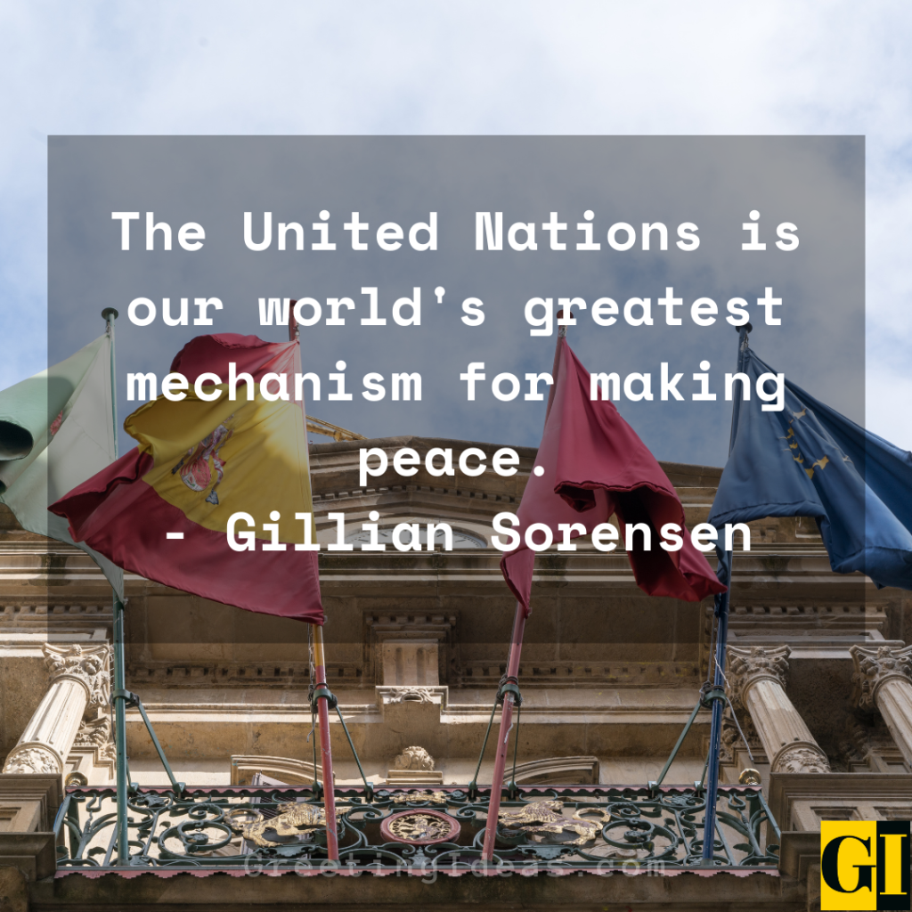 15 Best United Nations Quotes on Peace and Human Rights