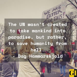 15 Best United Nations Quotes on Peace and Human Rights