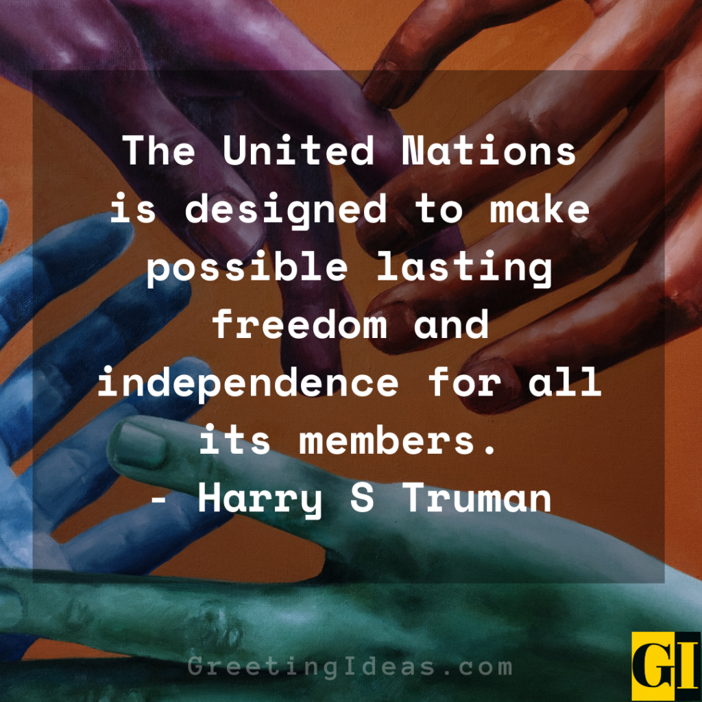 15 Best United Nations Quotes on Peace and Human Rights