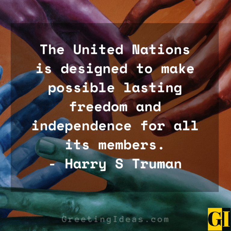 15 Best United Nations Quotes on Peace and Human Rights