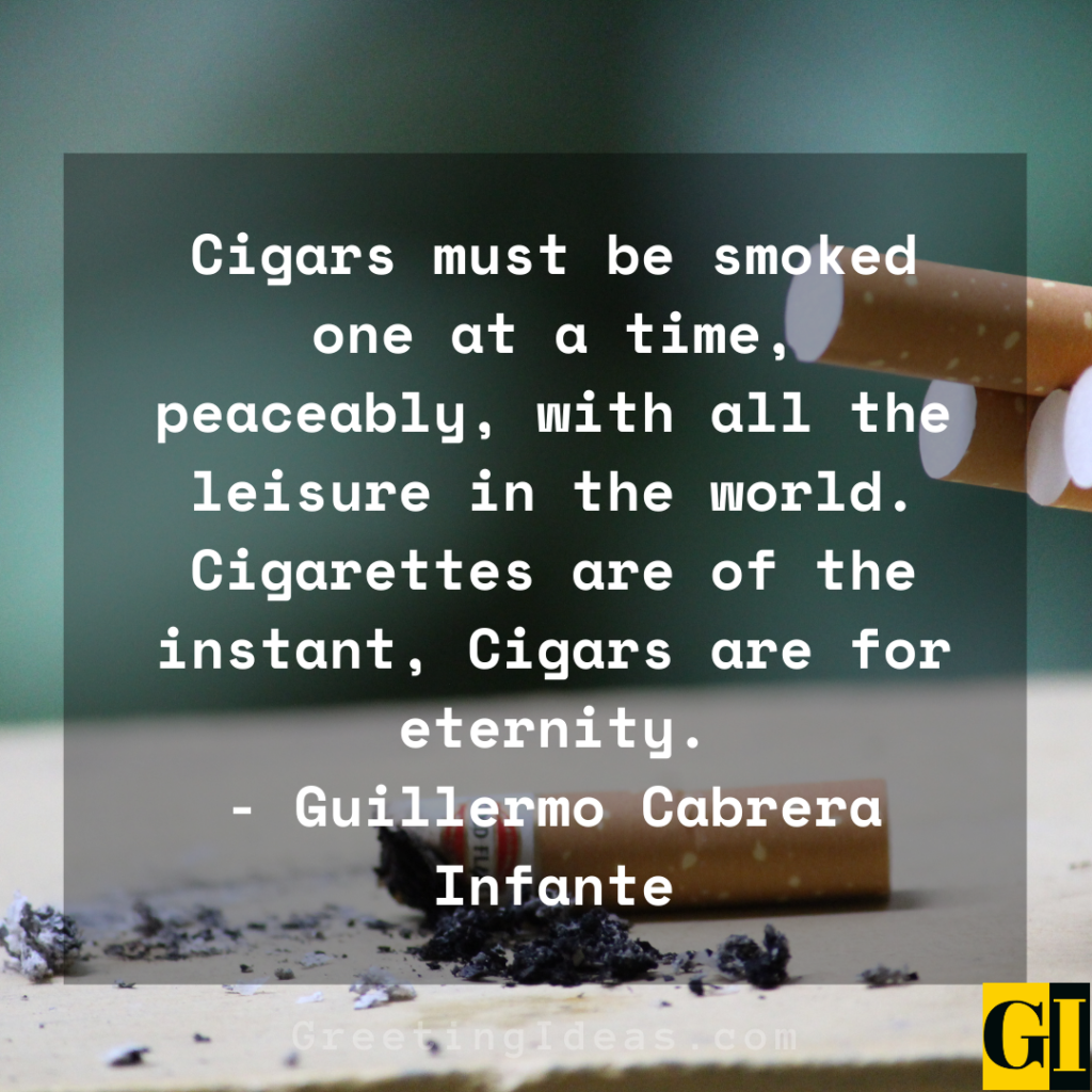 60 Interesting Cigar Quotes By Famous Personalities