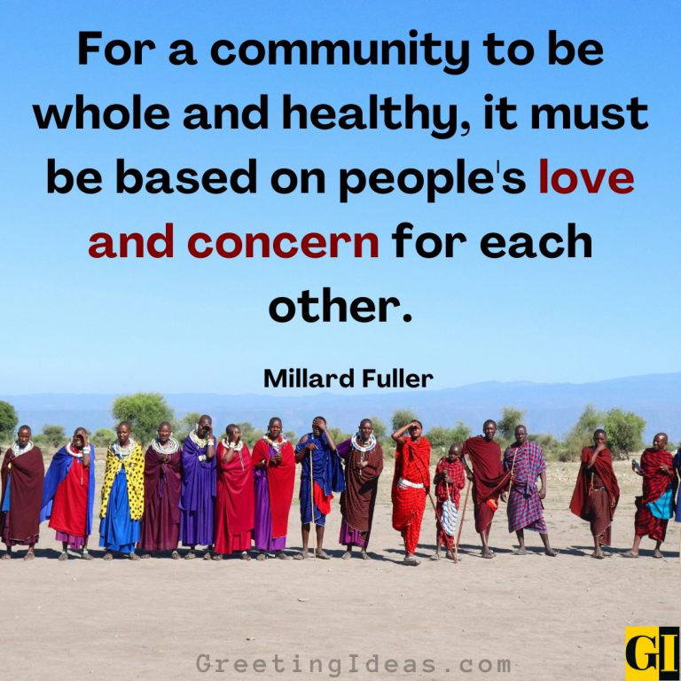 72 Powerful Community Quotes on Unity & Serving Others