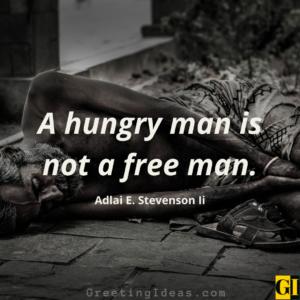35 Sad Starving Quotes and Sayings to Ponder Upon