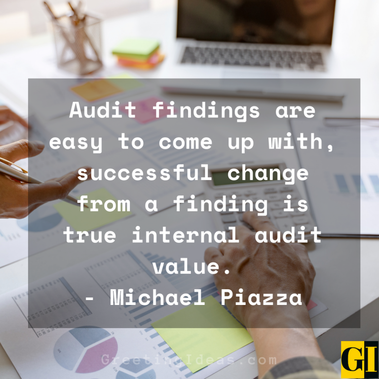 Best Audit Quotes and Sayings From Famous Authors