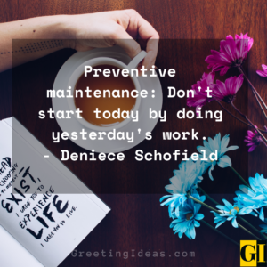 20 Best Maintenance Quotes And Sayings for Productive Life