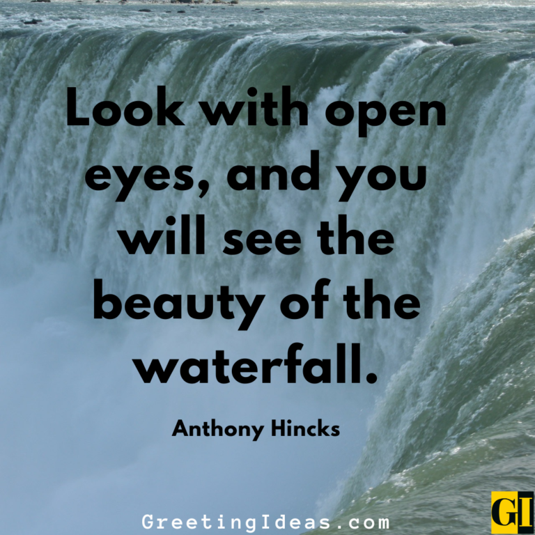46 Waterfalls Quotes For Instagram And Nature Lovers