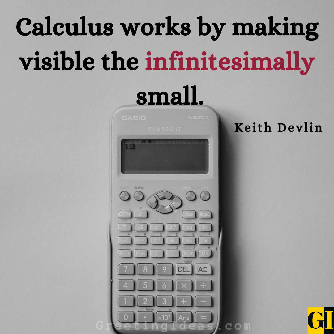 25 Famous Calculus Quotes Sayings For Math Lovers