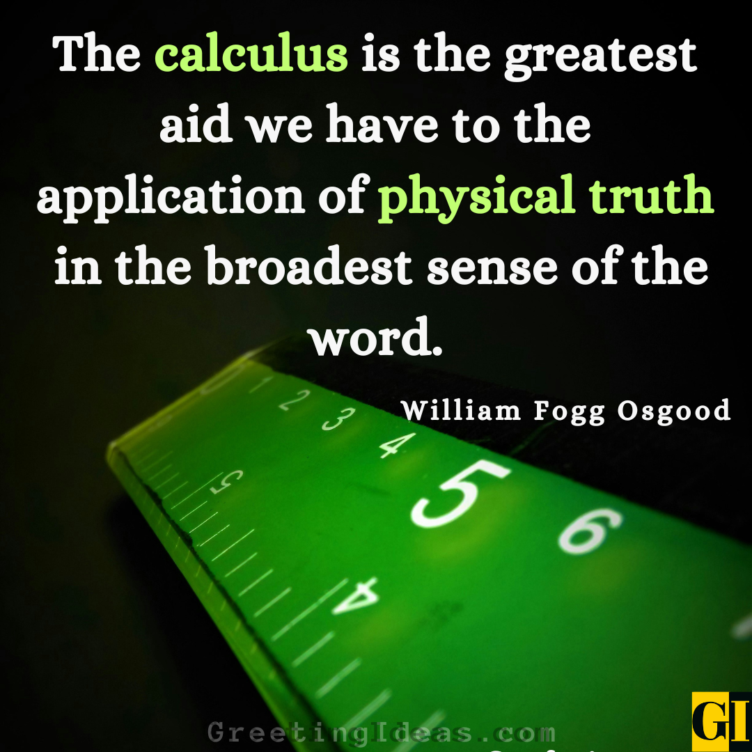 25 Famous Calculus Quotes Sayings For Math Lovers