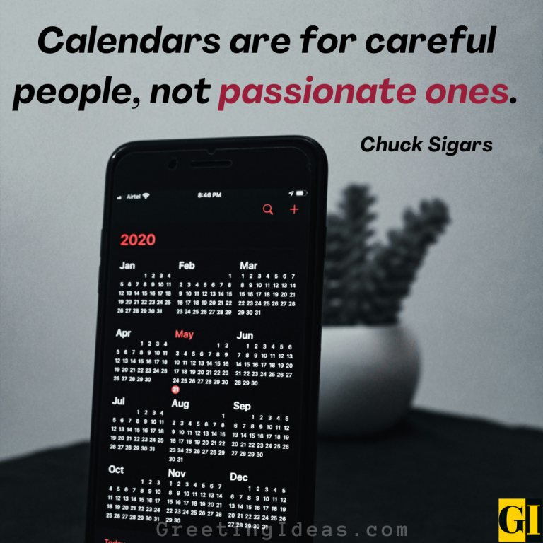 50 Daily Calendar Quotes Sayings To Get Inspired