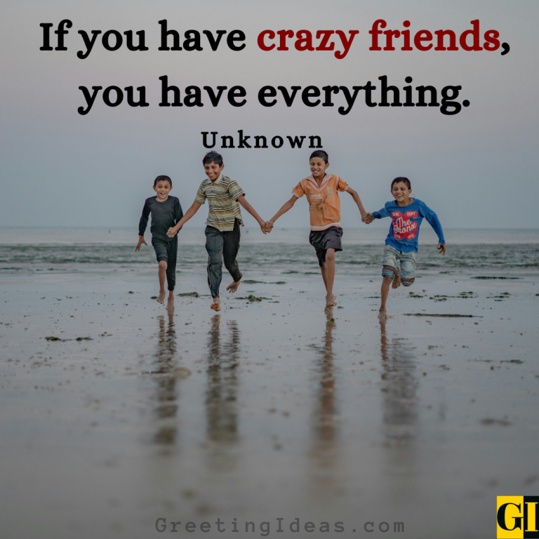 70 Funny Crazy Friends Quotes To Laugh Your Heart Out