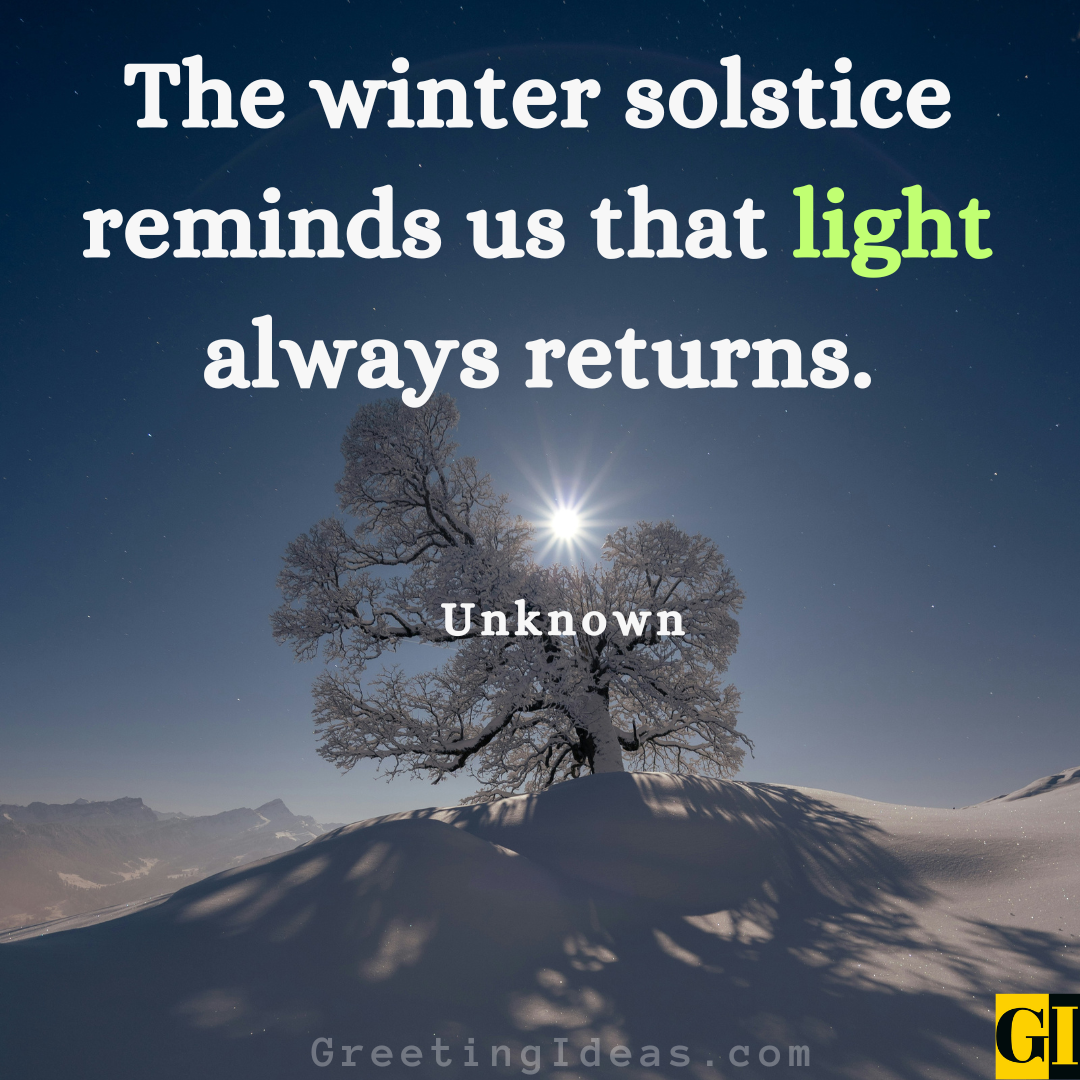 65 Happy & Spiritual Winter Solstice Quotes for Positivity