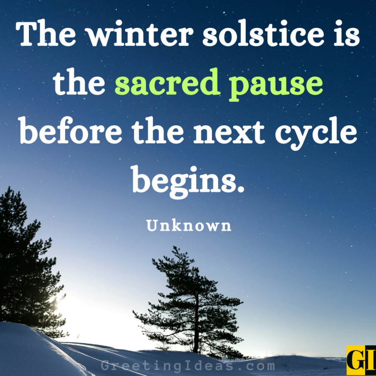 65 Happy & Spiritual Winter Solstice Quotes for Positivity